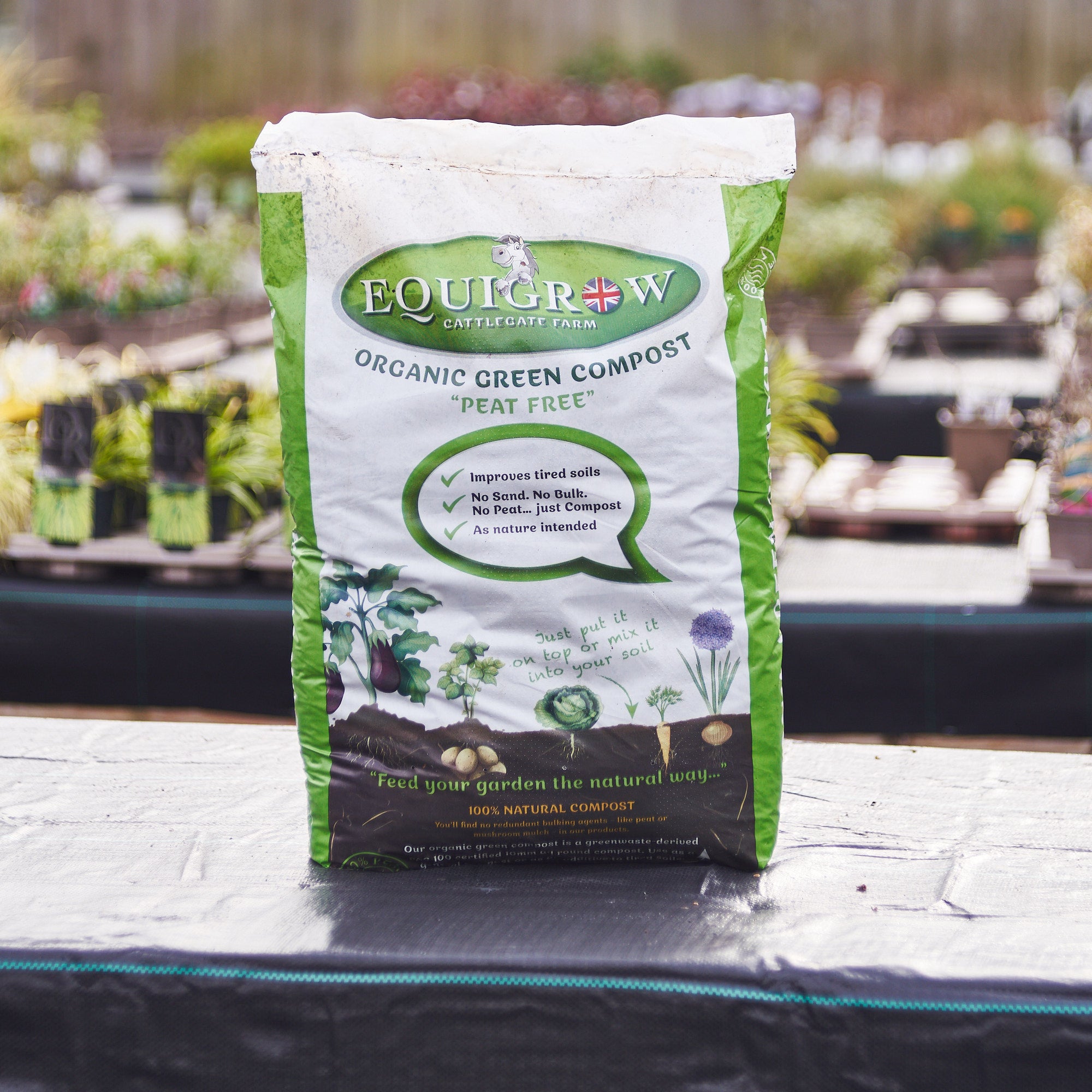 Equigrow Organic Green Compost Peat Free – Garden on a Roll